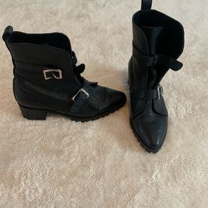 Modern Vice | Shoes | Modern Vice Vibram Sole Leather Buckle Boots ...